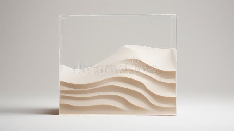 Creating a Mind-bending Optical Illusion with Sand Art Design Stock ...