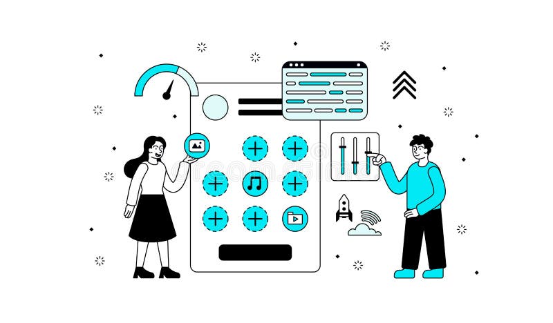 Fictional Smartphone Stock Illustrations – 50 Fictional Smartphone ...