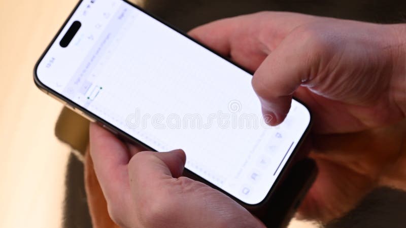 Creating New Spreadsheet In Microsoft Excel Application Stock Video Video Of Display