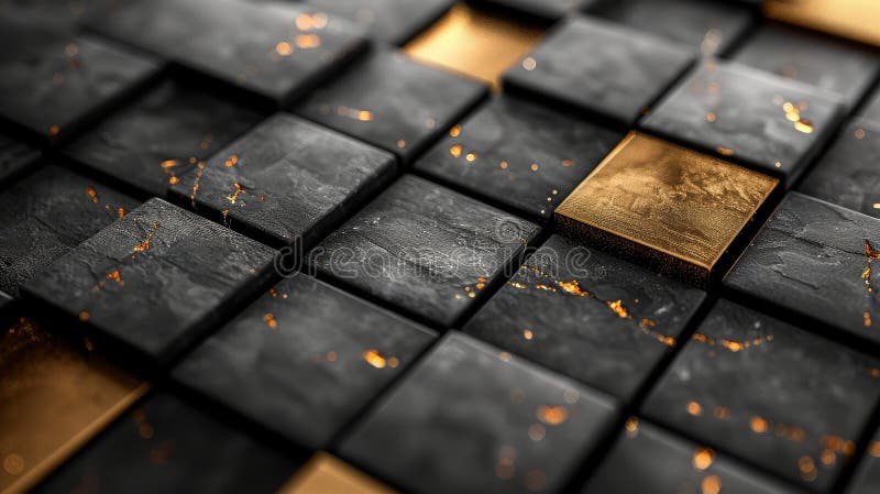 Creating Opulent Pattern with Goldblack Textures for Modern Luxury ...
