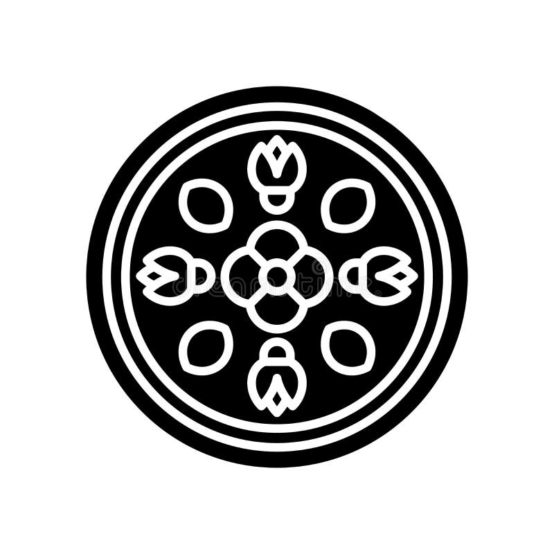 Creating Patterns Black Icon, Concept Illustration, Vector Flat Symbol ...