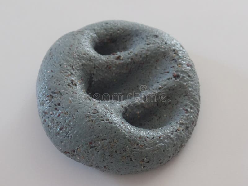 Creating Patterns Out of Grey Green Sand Slime Stock Image - Image of ...