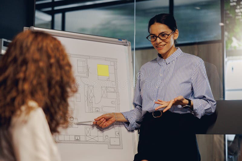 Creating a Professional Presentation in a Modern Office Environment for ...