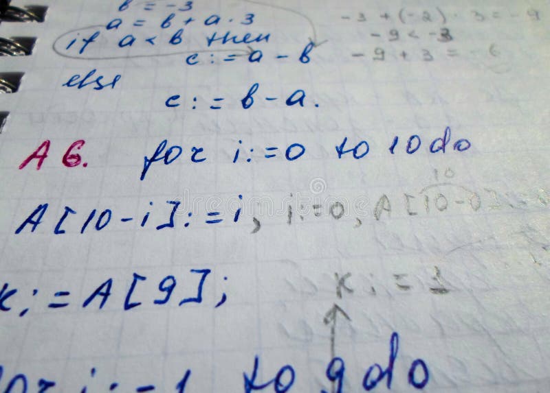 Creating Programs In The Programming Language Pascal On A Notebook 7957