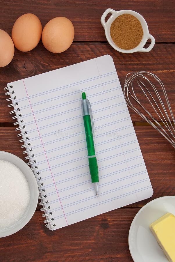 Recipe book stock photo. Image of butter, ingredients - 25313816