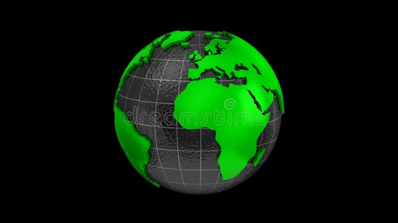 Creating a rotating globe stock video. Video of create - 100932357