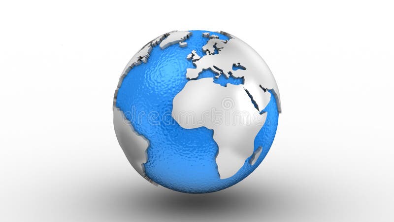 Creating a Rotating Globe stock footage. Video of loopable - 99110558
