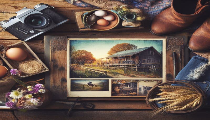 Creating Rural Images that Call for a Rustic Weekend Break Stock ...
