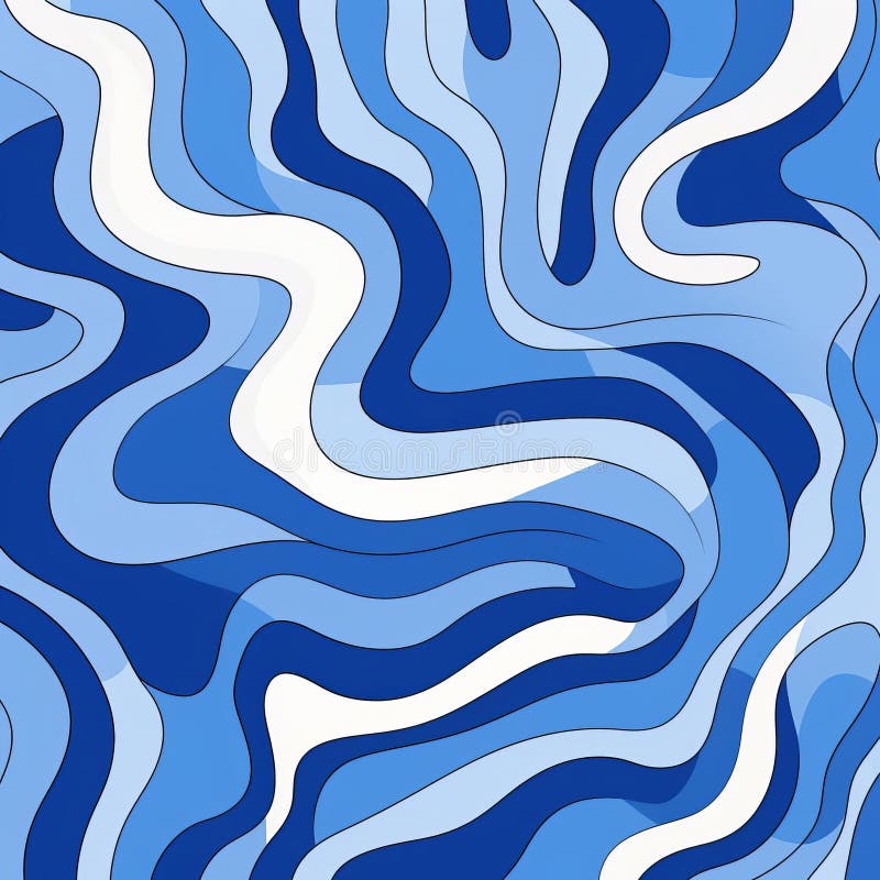 Creating Simple Doodle Posters with Thick Lines Designs Stock ...