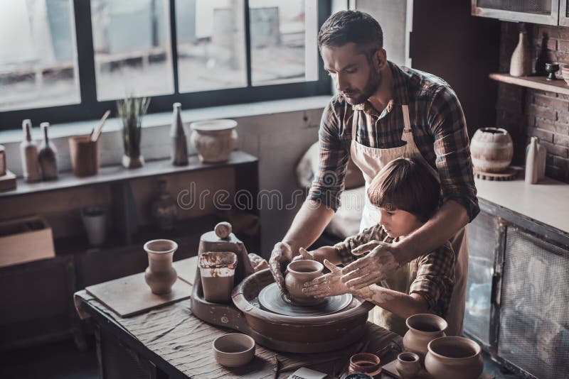 Creating Something Great Together. Stock Photo - Image of clay, ideas ...