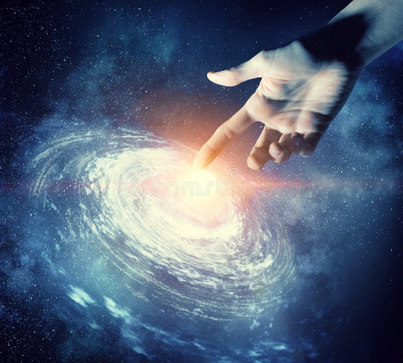 When Creating Something Unique Stock Photo - Image of fantasy, hand ...