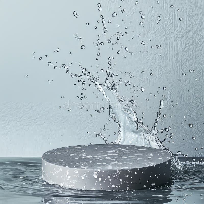 Creating a Spray and Splash after a Water Droplet Impacts a Circular ...