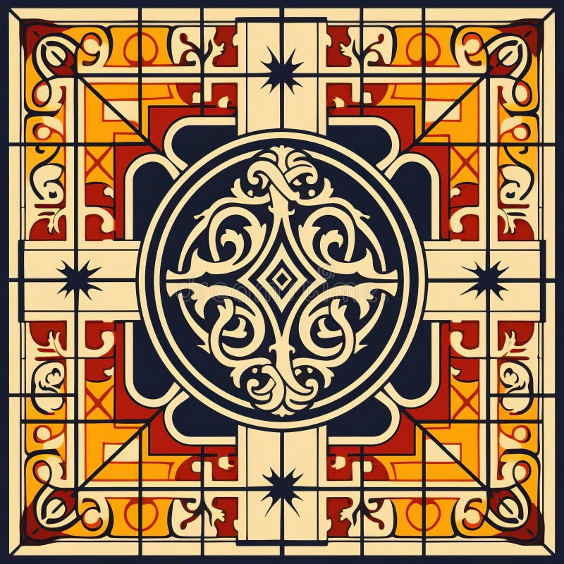 Creating a Stunning Scottish Ale Tile Pattern Stock Illustration ...