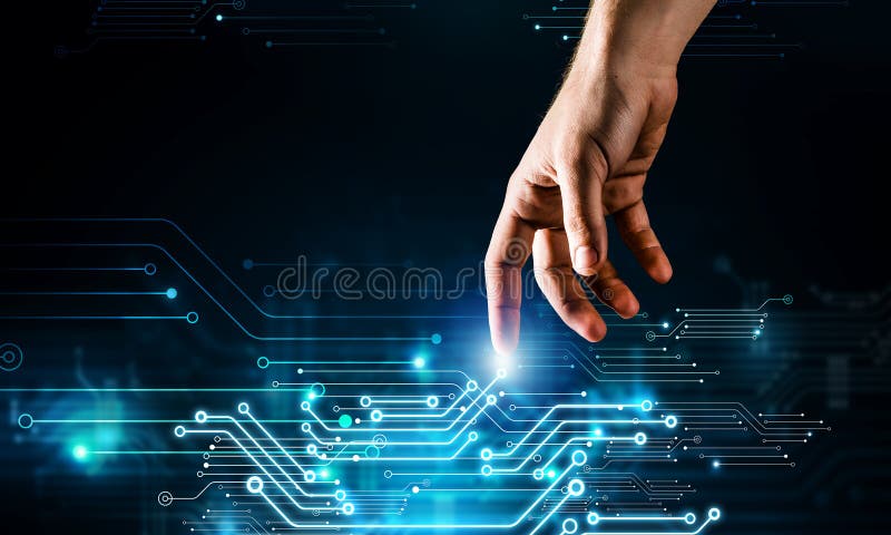 Creating the technology stock photo. Image of success - 121305456