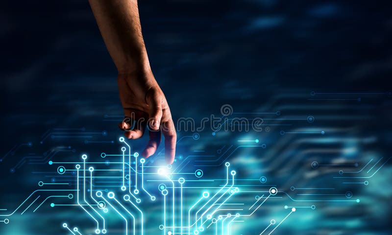 Creating the technology stock photo. Image of creation - 130232192
