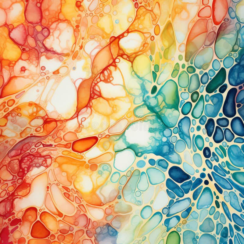 Creating Unique Abstract Batik Art with Pencil Doodles Stock ...