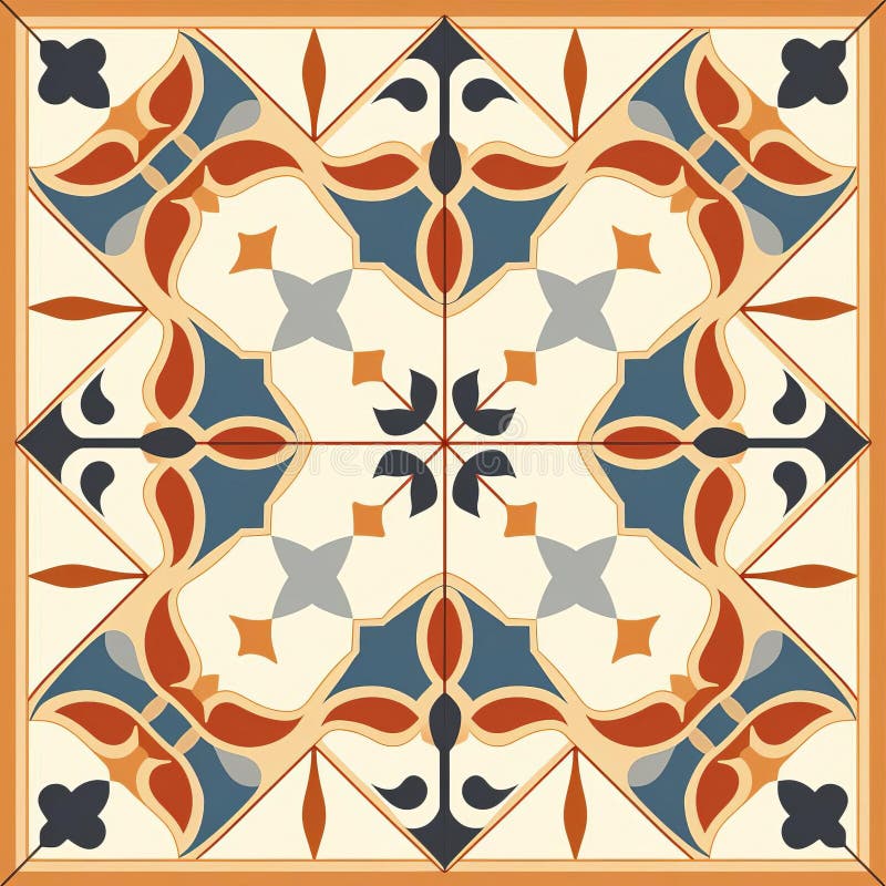 Creating a Unique Belgian Dubbel Tile Pattern Stock Illustration ...