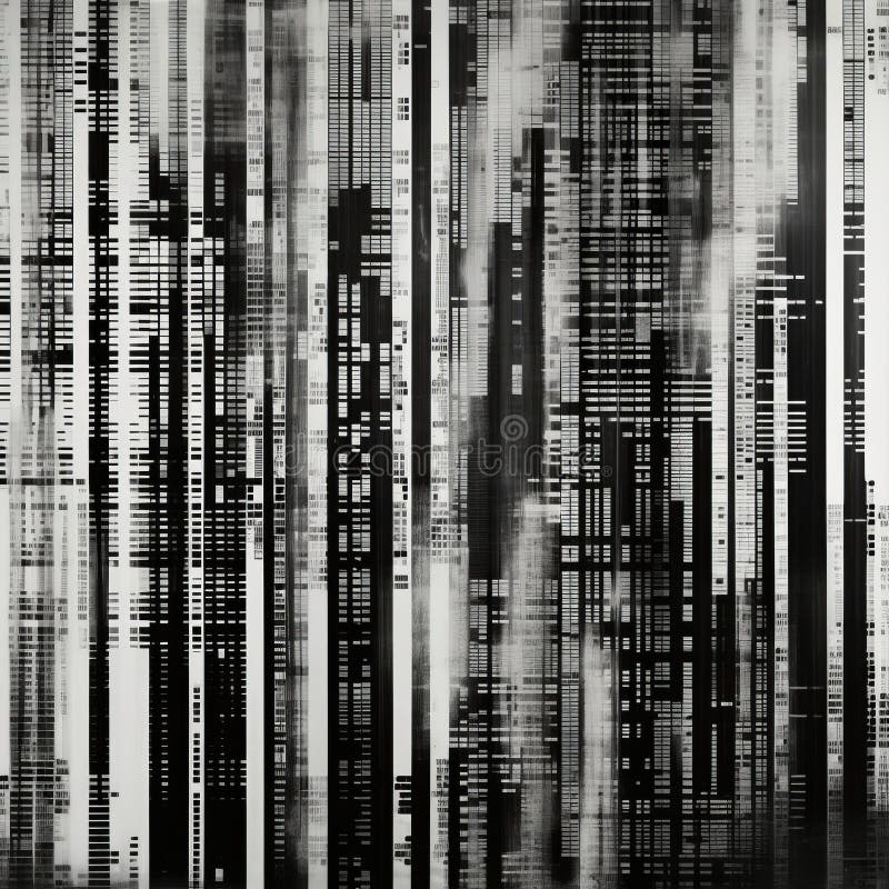 Creating Unique Plaid Stripe with Barcode Pattern Design Stock ...