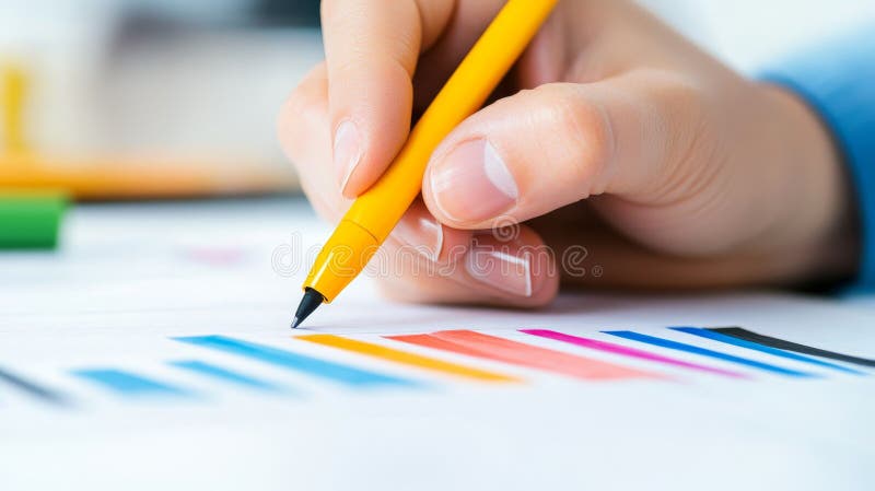 Creating Vibrant Charts with Colored Markers for Effective Data ...