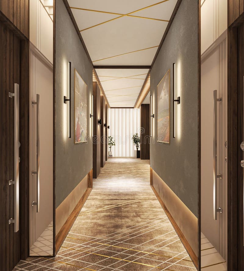 Creating a Warm and Welcoming Reception Interior for Your Lobby Stock ...