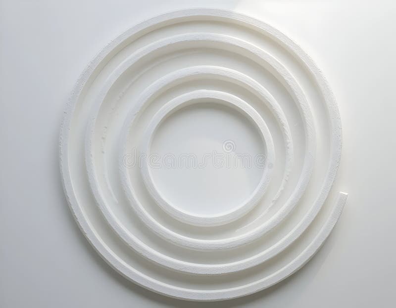 Creating White Circular Design on White Background for Graphic Projects ...