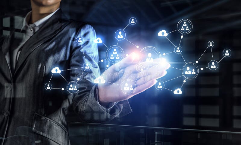 Creating Wireless Technologies . Mixed Media Stock Image - Image of ...