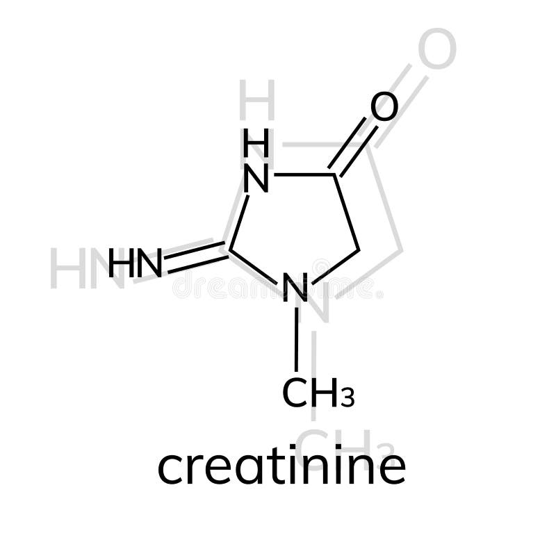Creatinine Chemical Formula Stock Vector - Illustration of formula ...
