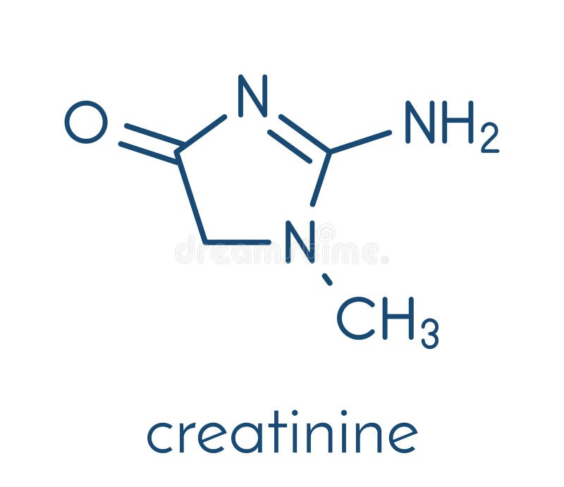 Creatinine Molecule. Creatine Breakdown Product. Creatinine Clearance ...