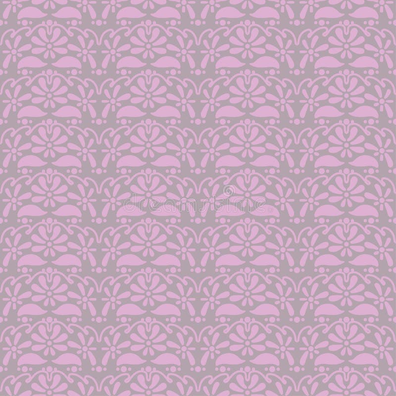 Floral Lace Ruffle Seamless Repeat Pattern in Party Pink and Dream of ...