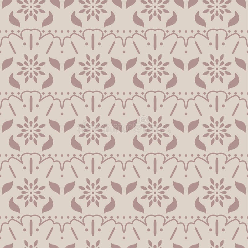 Floral Lace Ruffle Seamless Repeat Pattern in Pink Suede and Silence ...