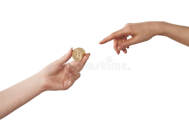 The Creation of Adam Bitcoin Stock Image - Image of metal, financial ...