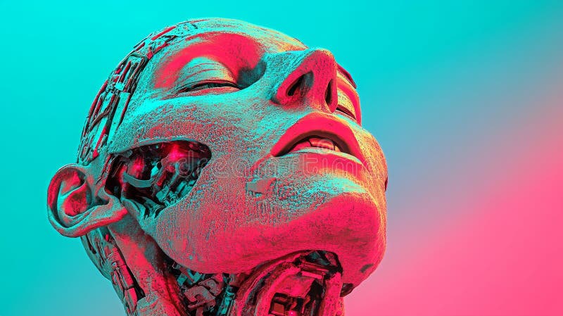 The Creation of a Digital Human Stock Photo - Image of trust, business ...