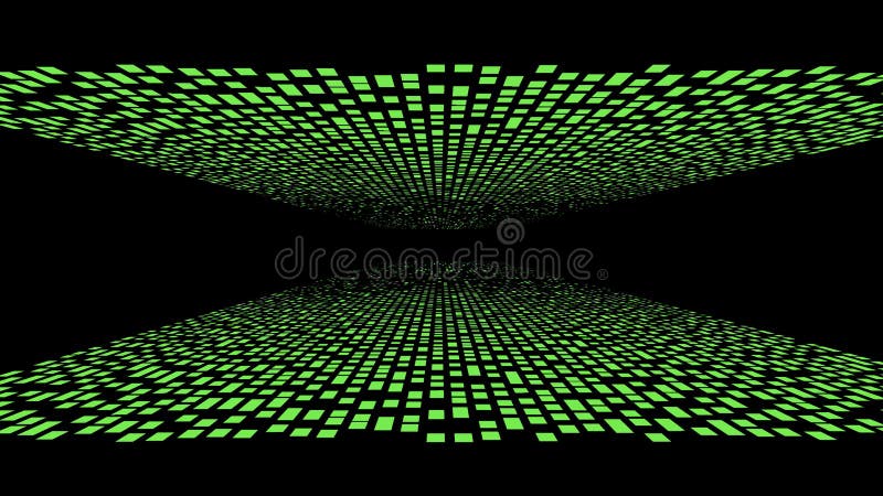 Creation of Dynamic Abstract Visual Effects with Neon Flowers Against ...