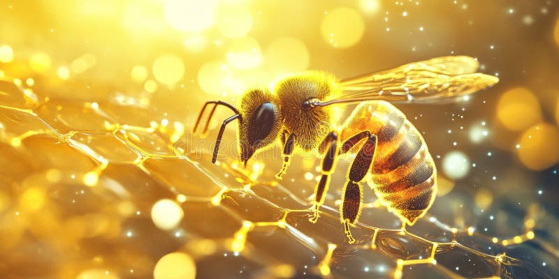 Creation of Honey Structure through Chemical Formulas with Luminous ...