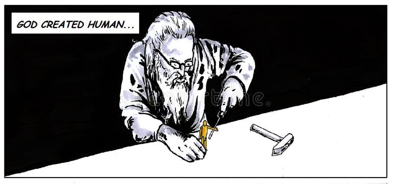 Creating God Man Stock Illustrations – 15 Creating God Man Stock ...