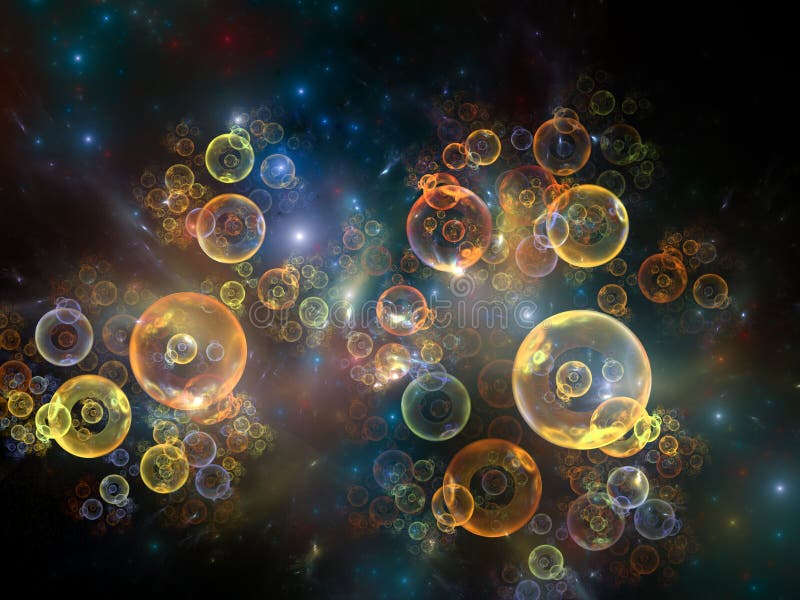 Creation of Matter stock illustration. Illustration of light - 185841631