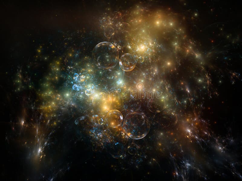 Creation of Matter stock illustration. Illustration of bright - 205832124