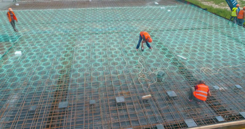 Visualization of Computer Graphics at a Construction Site. Creation of ...
