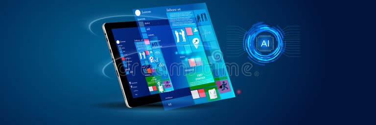Creation Responsive Internet Website for Multiple Platforms. Building ...