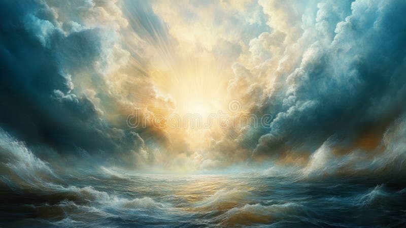 The Creation of the Universe God S Command Let There Be Light from the ...