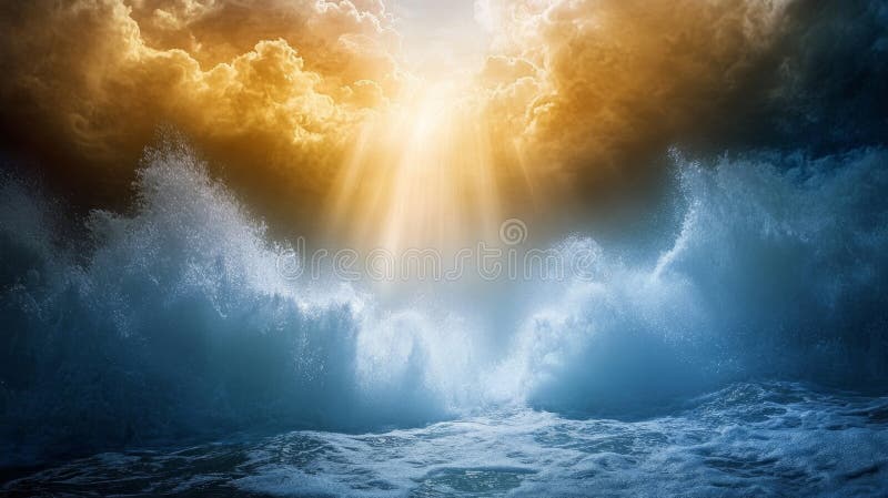 The Creation of the Universe God S Command Let There Be Light from the ...