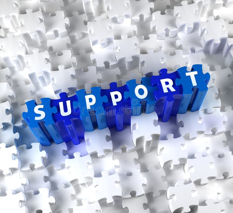 Support stock illustration. Illustration of electronic - 13378801