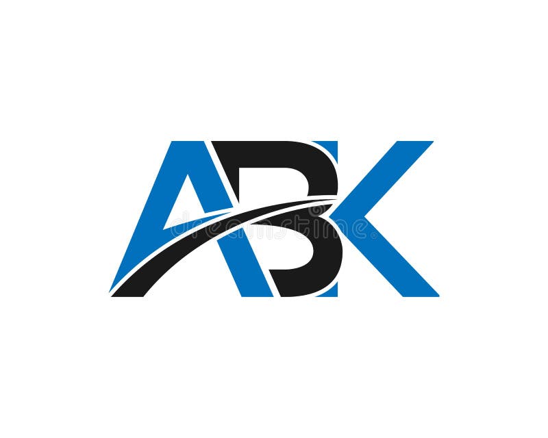 Creative ABK Letter Logo Icon Design Template Stock Vector ...