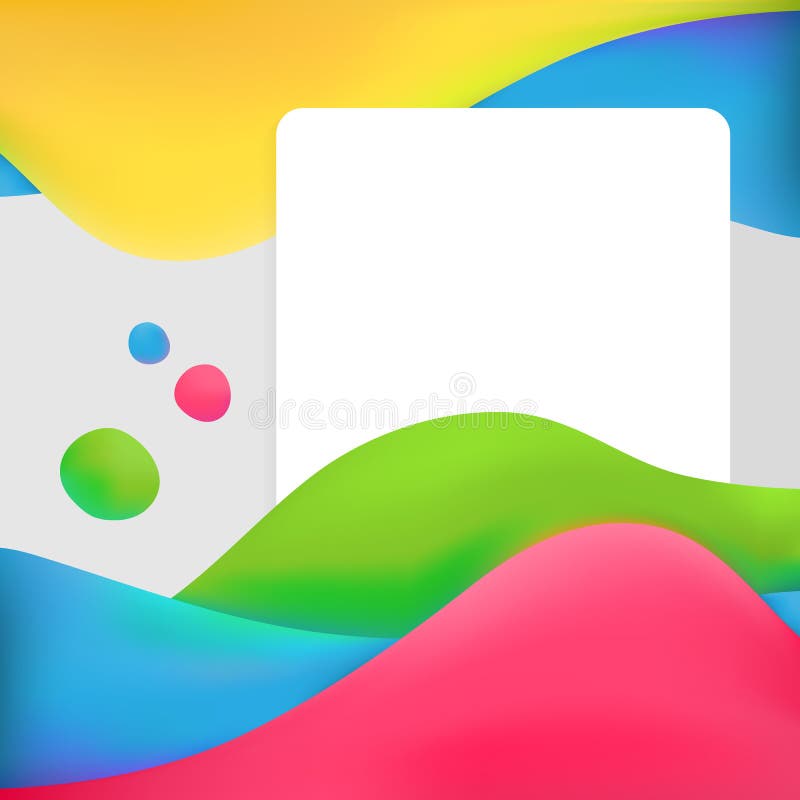 Creative Abstract Background with Bright Waves Stock Vector ...