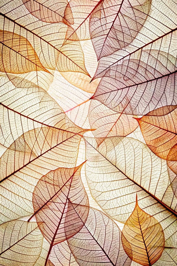 Skeleton Frame Leaf Abstract Background Stock Illustration ...