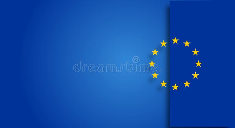 Creative Abstract Background of the Flag of the European Union Europe ...