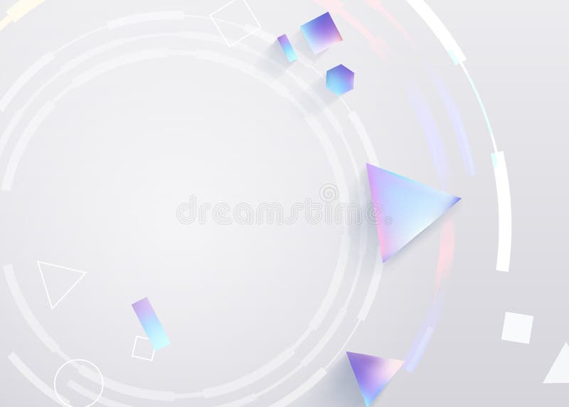 Creative Abstract Background.light Circles. Rounds. Concept Modern ...