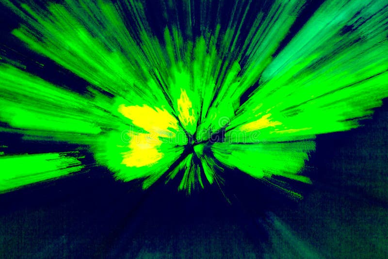 Abstract Background Reminding of a Burst. Energy, Multicolored, Rays ...