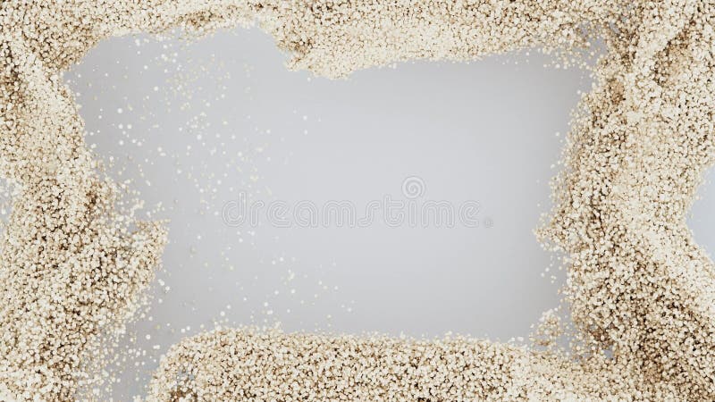 Creative Abstract Background with Sand Borders and Blank Centered Space ...