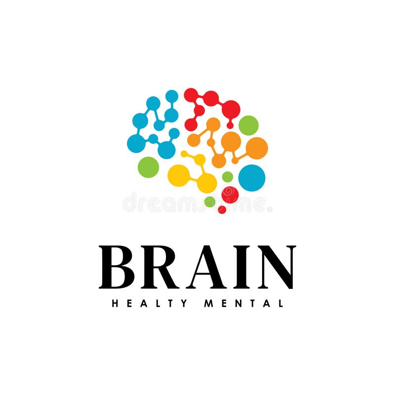 Creative Abstract Brain or Mental Health Logo Vector Stock Vector ...